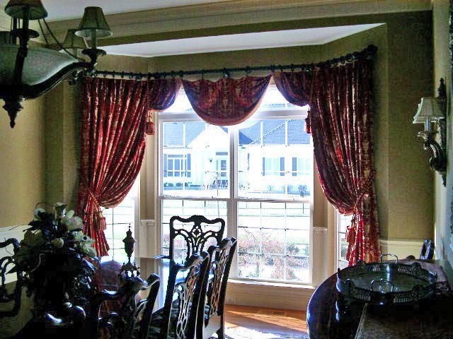 JEM Interiors - Photo Gallery - Swags & Draperies